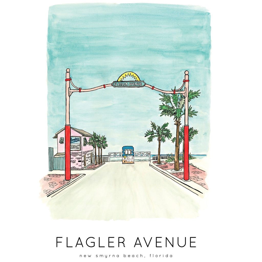 Flager Ave Print – The Posh Pineapple